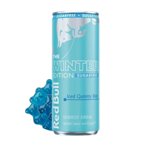 Red bull winter editin iced gummy bear - Bon Bon Ballon
